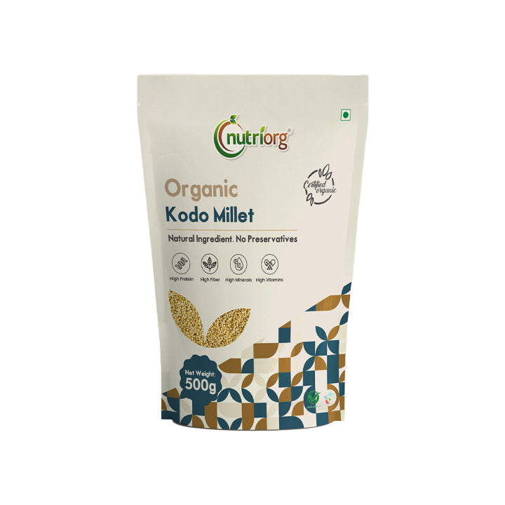 Nutriorg Organic Kodo Millet 500g | DeenSquare.com | Nutriorg | Khadi ...