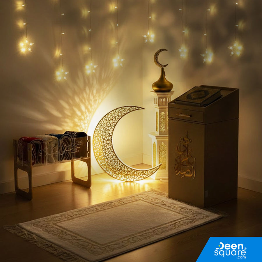 Premium Acrylic Prayer Mat Organizer Box | Luxury Islamic Storage ...