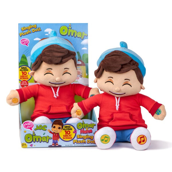 Omar Singing Plush Toy – Official Omar & Hana Character | Desi Doll ...