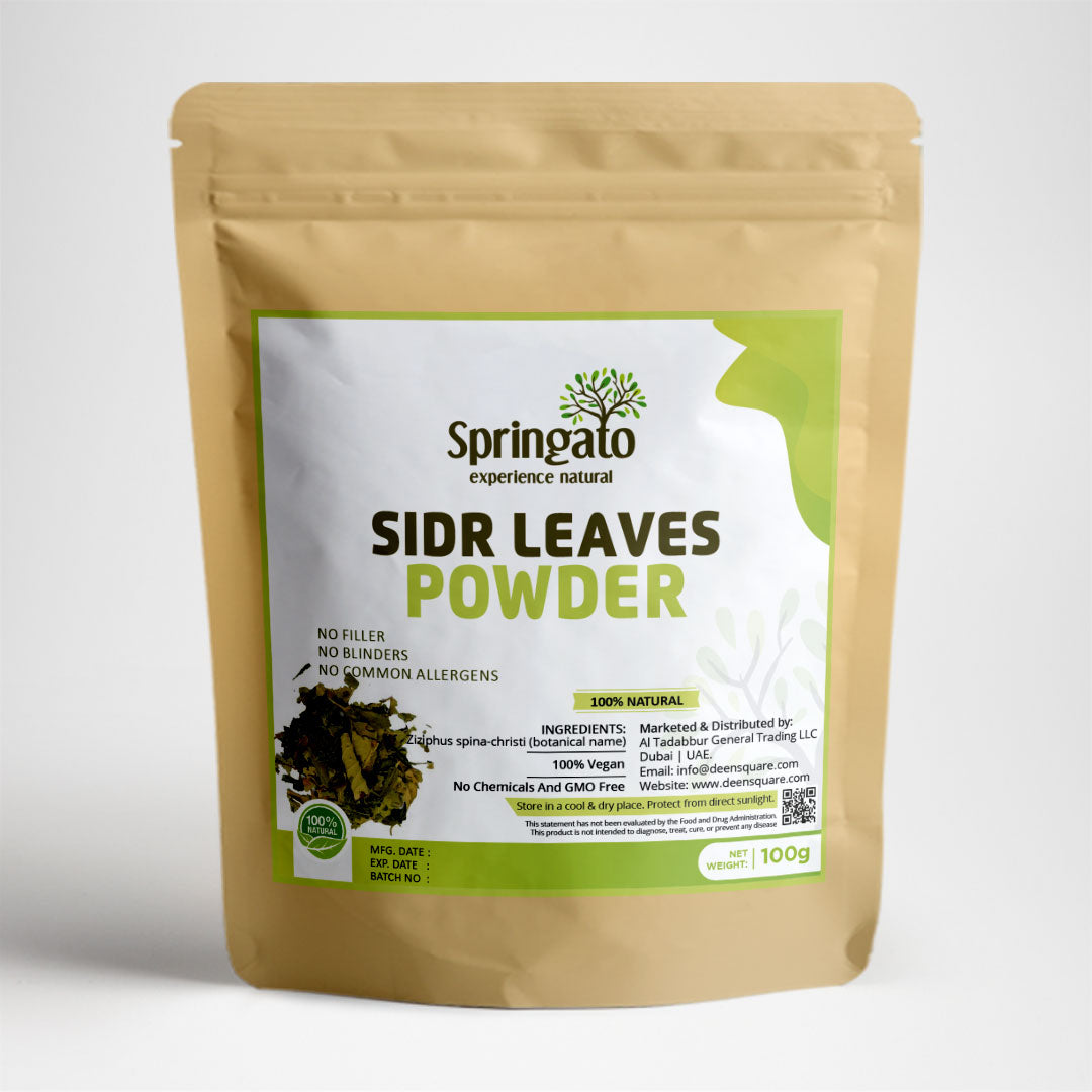 Sidr Leaves Powder - 100g - Springato | DeenSquare – DeenSquare.com